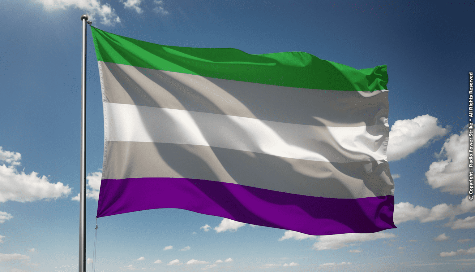 Gray-aroace Flag - Radio Power Strike - The Innovation of Music!