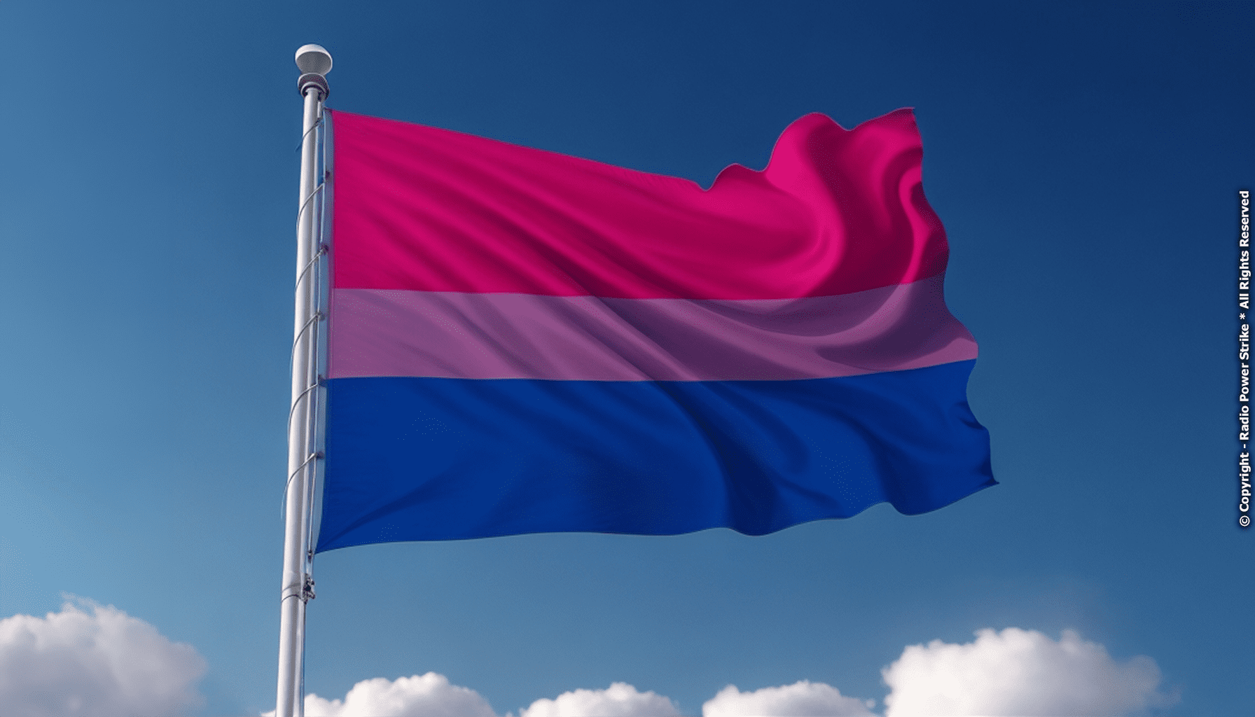 Bisexual Pride Flag - Radio Power Strike - The Innovation of Music!