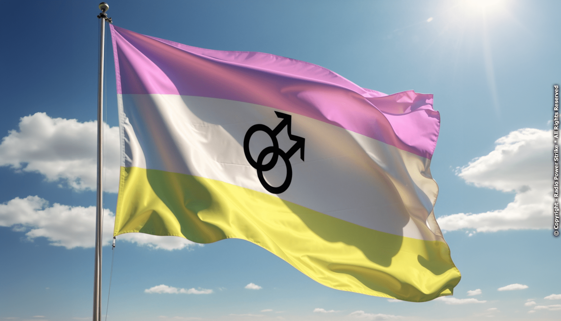 Twink Pride Flag - Radio Power Strike - The Innovation of Music!